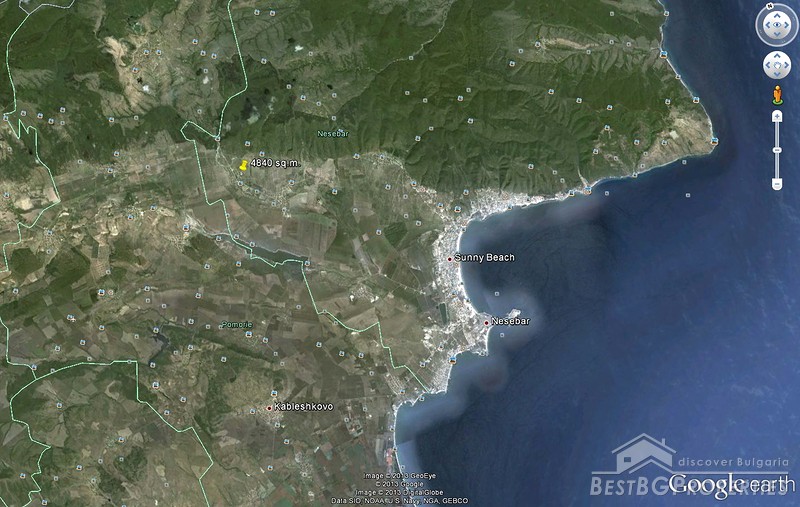 Development plot of land for sale near Sunny Beach