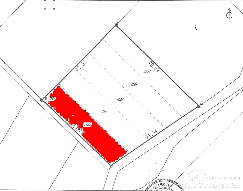 Regulated plot of land for sale near Sunny Beach